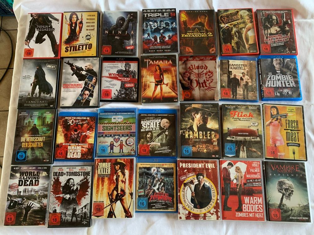 61 x Filme Box Diverse Blu Ray und DVD (Gebraucht) in Schleitheim für ...