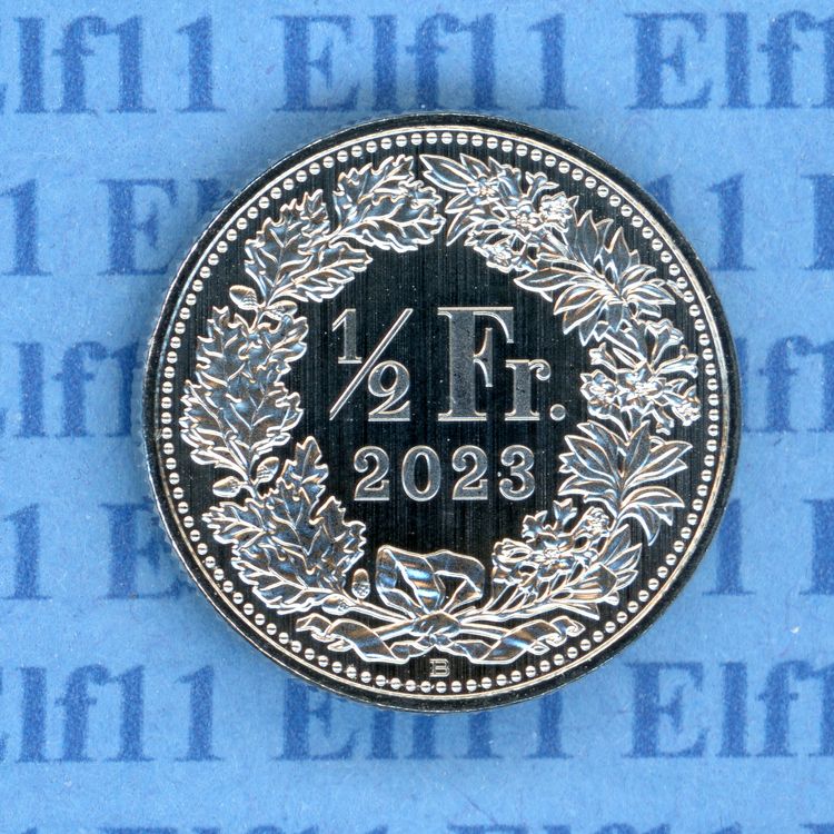 CHF___0.50 2023 stgl * aus Stgl-Münzsatz! 50 Rappen (Neu (gemäss Beschreibung)) in Widnau für ...