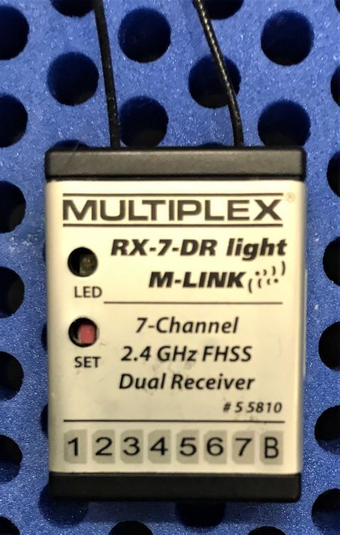 Empfänger RX-7-DR light "M-LINK", Multiplex #55810 (Gebraucht) in ...