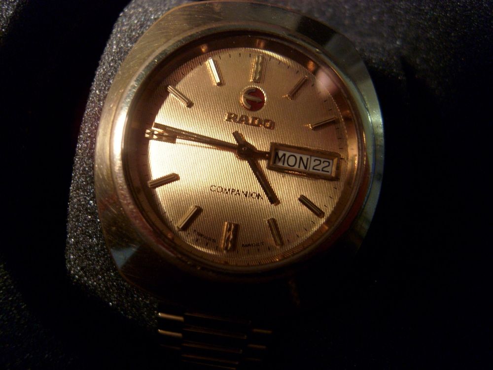 Rado 70er vintage Companion Daydate im TOP 1a orig. Band | Kaufen auf ...