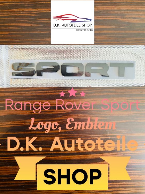 Range Rover Sport Emblem Logo Schriftzug Schwarzmatt Neu (Neu und ...