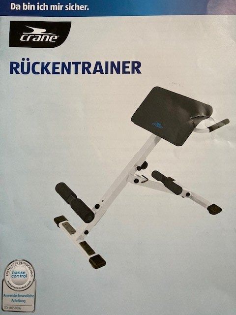 Rückentrainer von CRANE (Neu (gemäss Beschreibung)) in Cham für CHF 25 ...