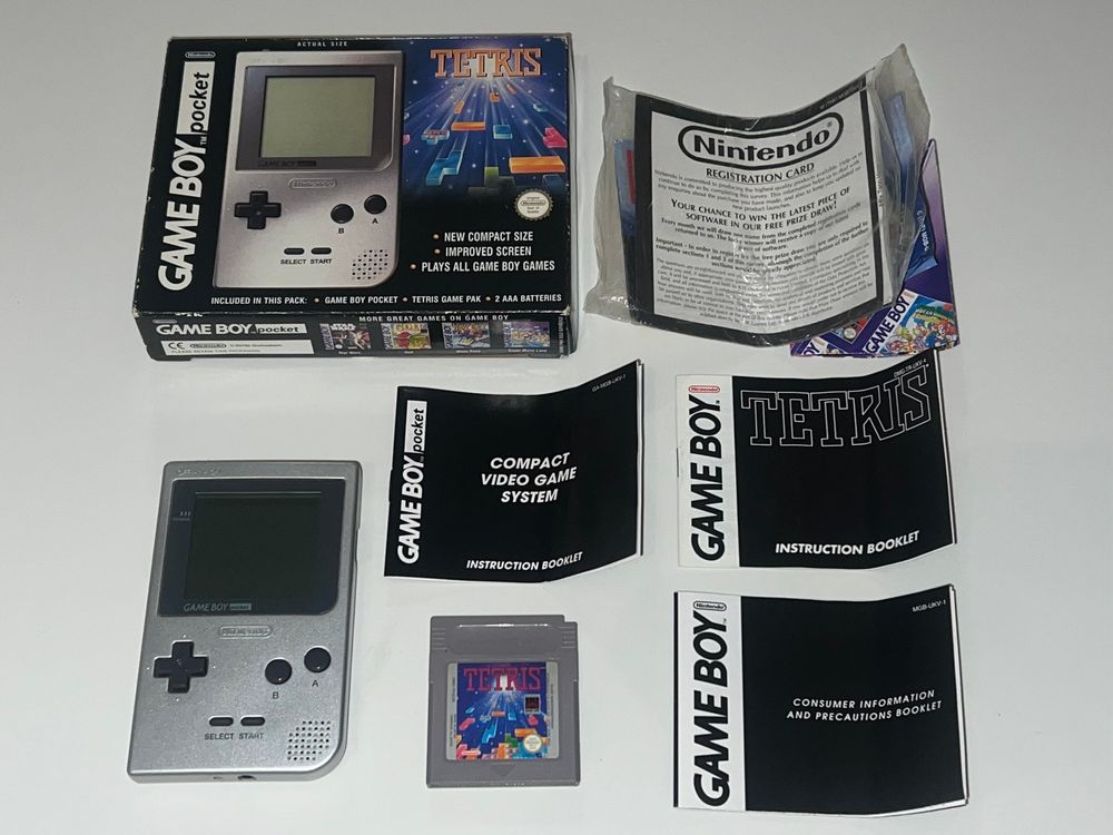 Nintendo Game Boy Pocket Konsole Tetris Pak (OVP) - selten (Gebraucht ...