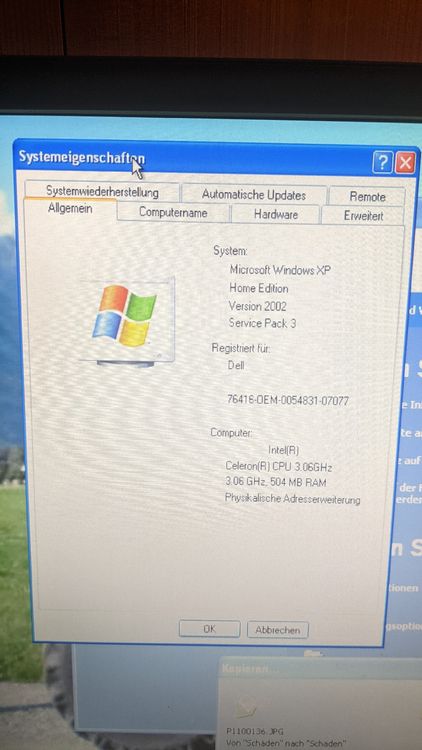 Dell Dimension 3100 PC mit Windows XP (Gebraucht) in Schaffhausen für ...