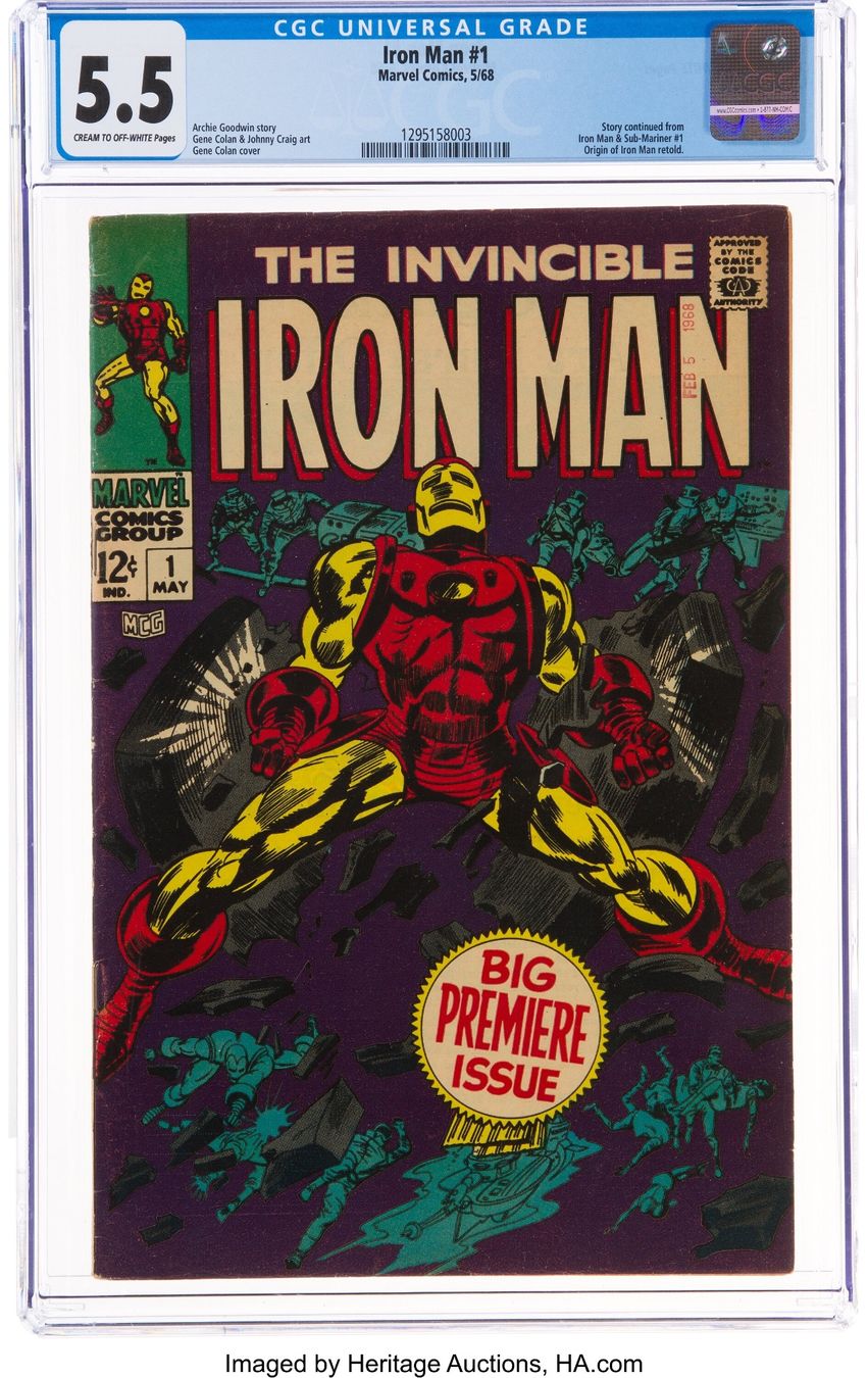 Iron Man #1 (Marvel, 1968) CGC FN- 5.5 (Gebraucht) in Cham für CHF 720 ...