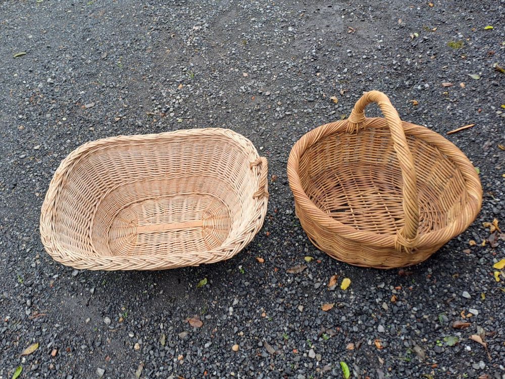 Körbe, ovaler Korb, Korb mit Griff, Weidenkorb, Zeine (Gebraucht) in ...