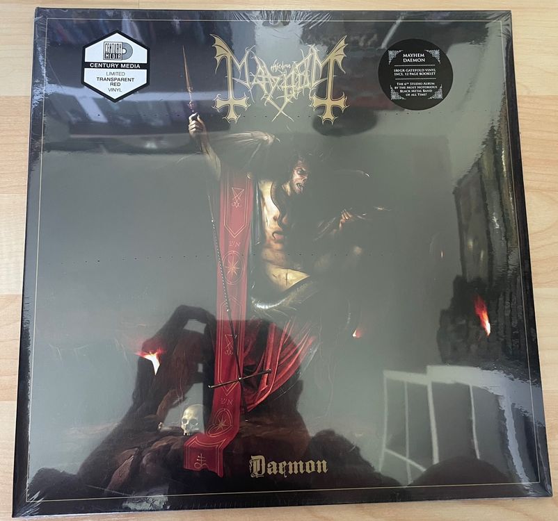 Mayhem Daemon Vinyl Lp Rotes Vinyl Die Hard 100 Stück (Neu (gemäss ...