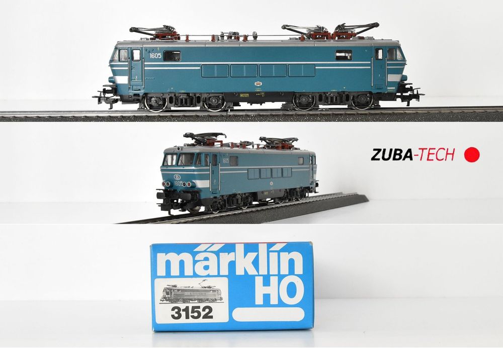Märklin 3152 E-Lok Serie 1600 SNCB H0 WS Analog mit OVP (Gebraucht) in ...