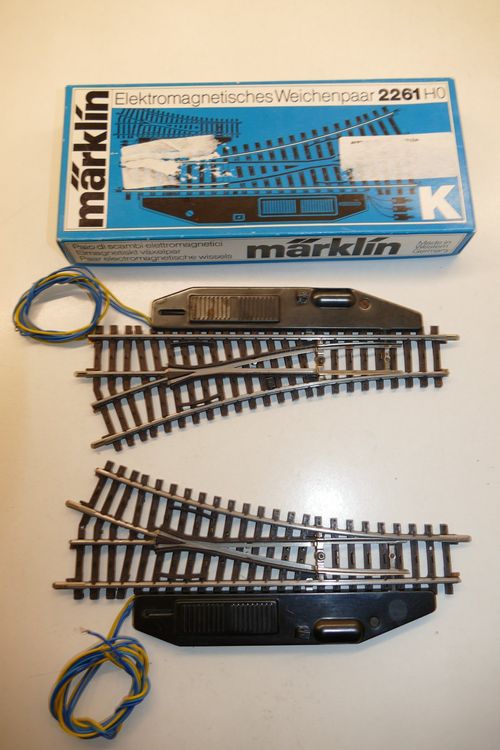 Märklin H0: K-Gleis Weichenpaar (K.Nr. 2261) Einheit 1 | Kaufen auf Ricardo