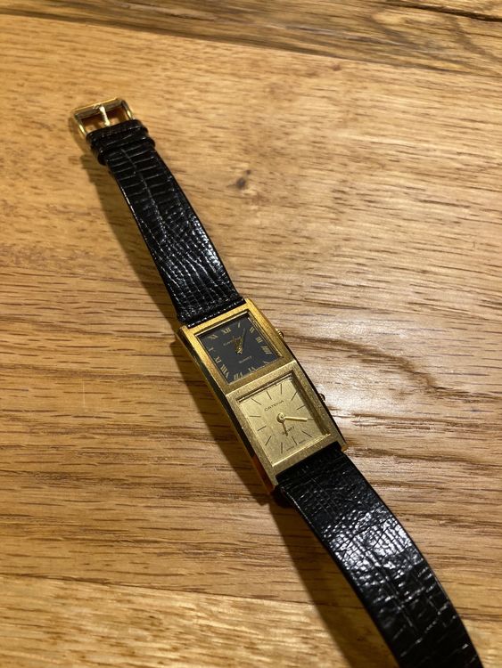 Catena Dual Time GMT Quartz Uhr Cartier Tank Style (Defekt) in Embrach ...