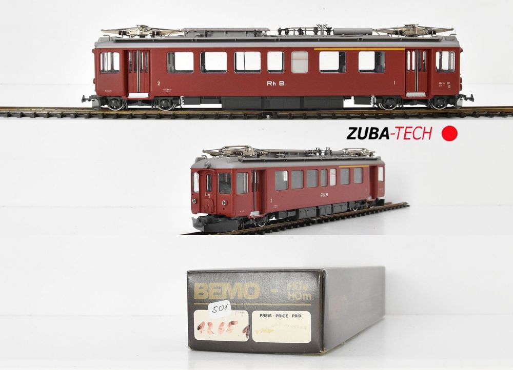 Bemo 1265/1 Triebwagen ABe 4/4 RhB H0m GS Analog mit OVP | Kaufen auf ...
