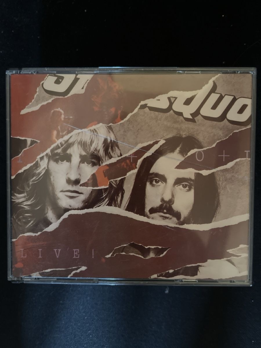 Status Quo – Live! Doppel-CD in Top Zustand, Rockklassiker (Gebraucht ...