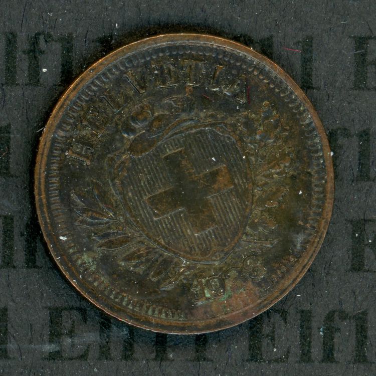 CHF___0.01 1938 vz 1 Rappen (Gebraucht) in Widnau für CHF 4 – mit Lieferung auf Ricardo kaufen