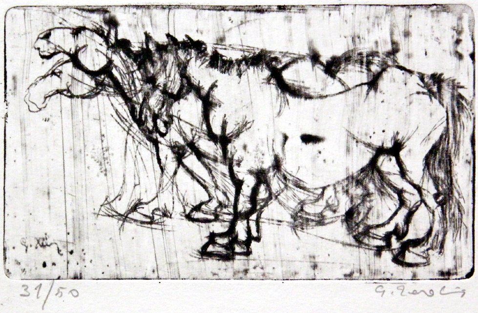 original GIUSEPPE PEROLINI (Xolini) CAVALLI ca. 1970 | Kaufen auf Ricardo