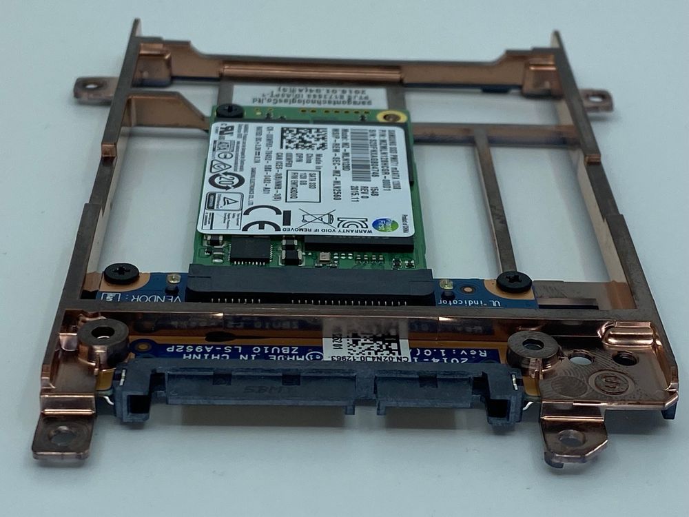 Samsung 128GB mSATA SSD PM871 inkl. Dell Caddy (29) (Gebraucht) in ...