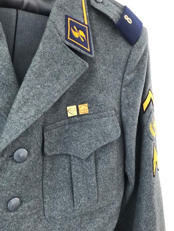 Komplet Uniform Adj Uof der Fliegertruppen, Ord. 1949/72 (Gebraucht) in ...