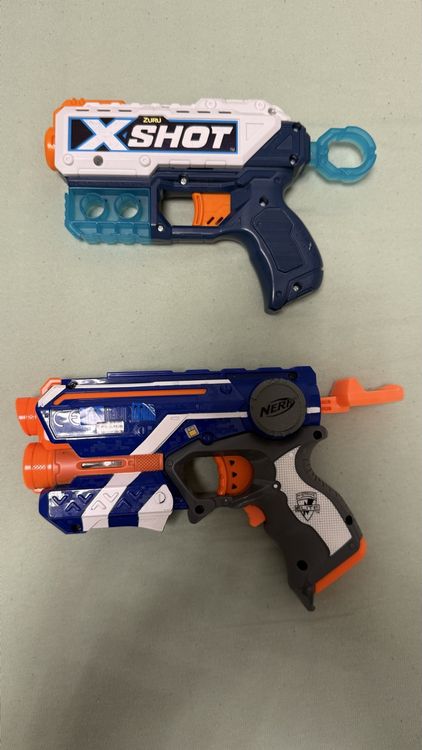 2 Nerf Guns, X-Shot & Nerf Modulus 🔫🔫 (D'occasion) à BASEL pour CHF 10 ...