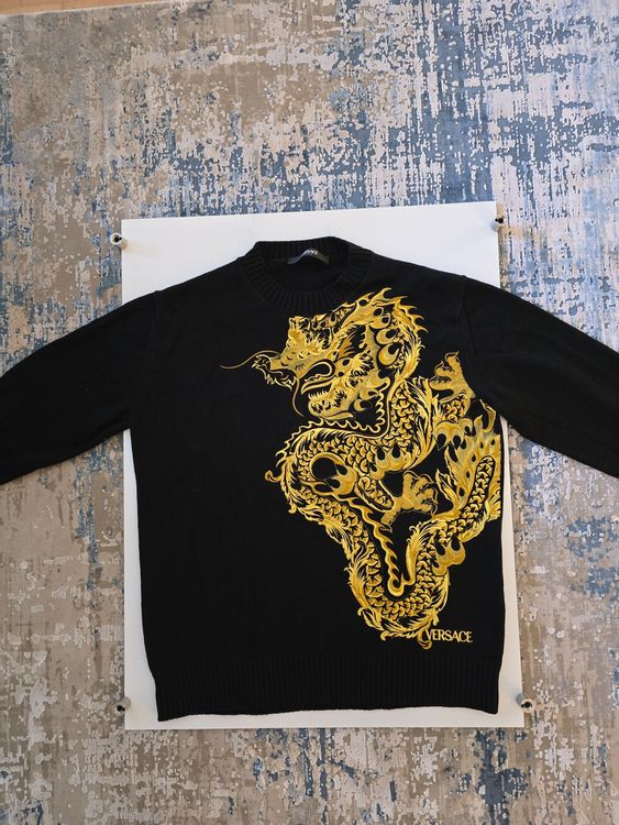 Versace "Year of the Dragon" Sweater Gr.50 / L (Neu (gemäss ...