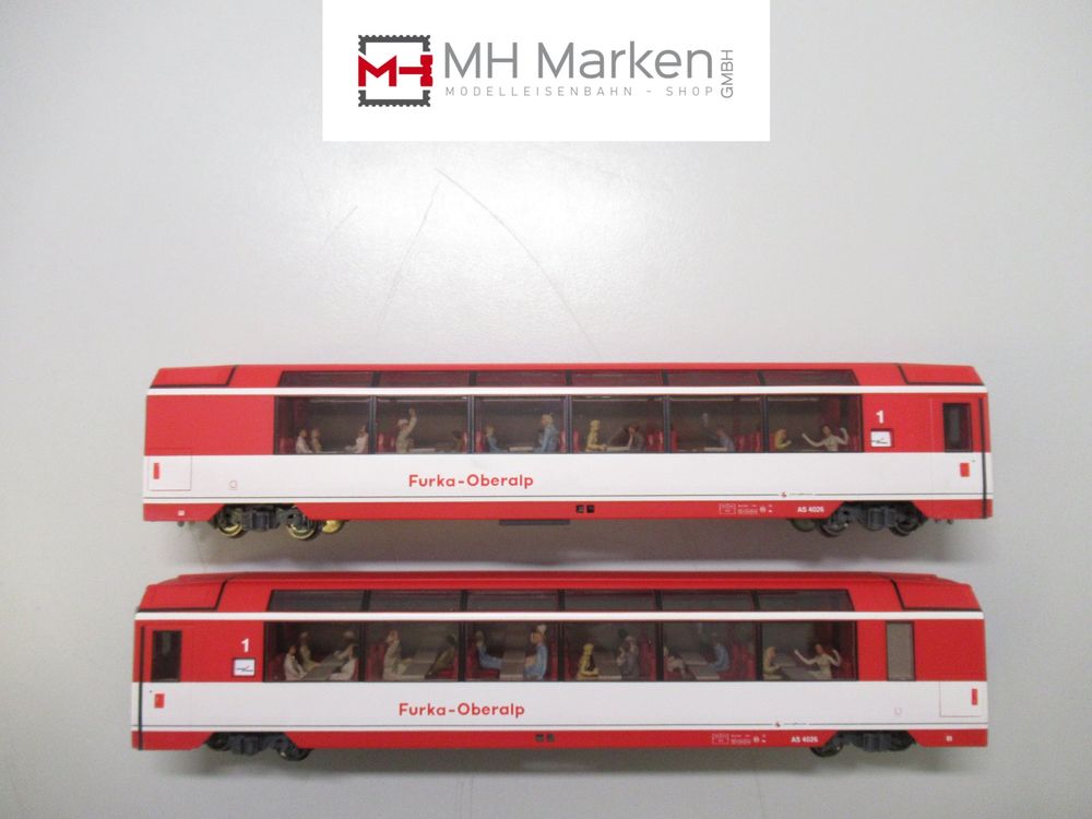 Bemo 2x 3288 206 Panoramawagen "Glacier Express" FO DC H0m | Kaufen auf Ricardo