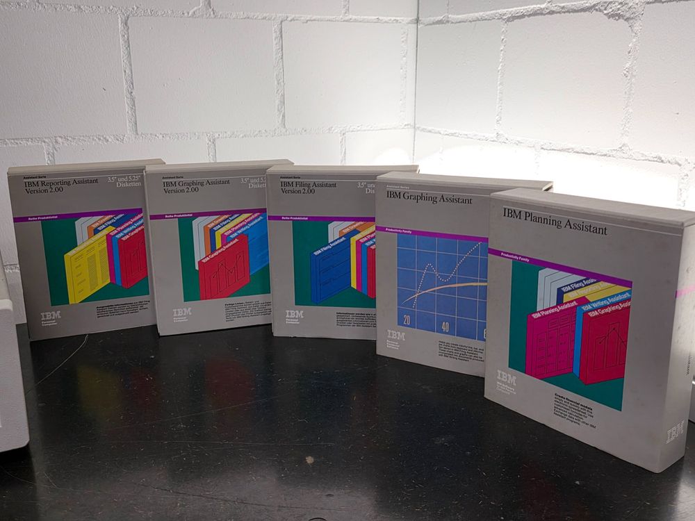 IBM PC AT 5170 mit IBM Monitor 8513 und original Software!! (Gebraucht ...