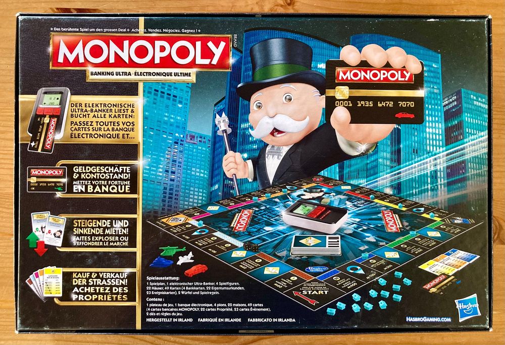 Monopoly Banking Ultra Swiss Edition (Hasbro, 2015) (Gebraucht) in ...