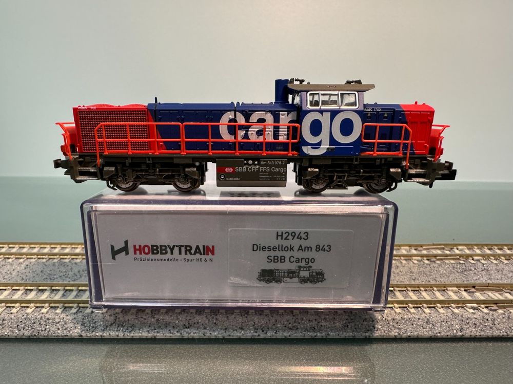 Hobbytrain N H2943 Am 843 078-7 SBB Cargo - Spur N (Neu und ...