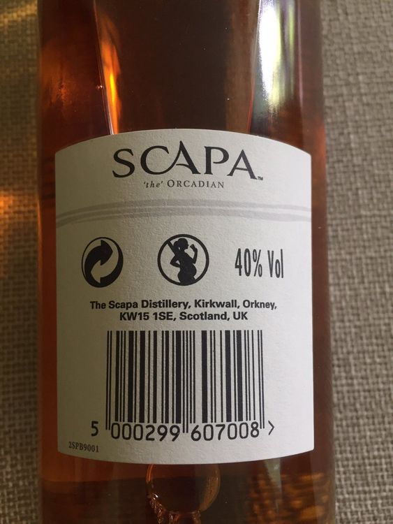 Scapa 16 years Single Malt Whisky nicht mehr erhältlich (Neu (gemäss ...