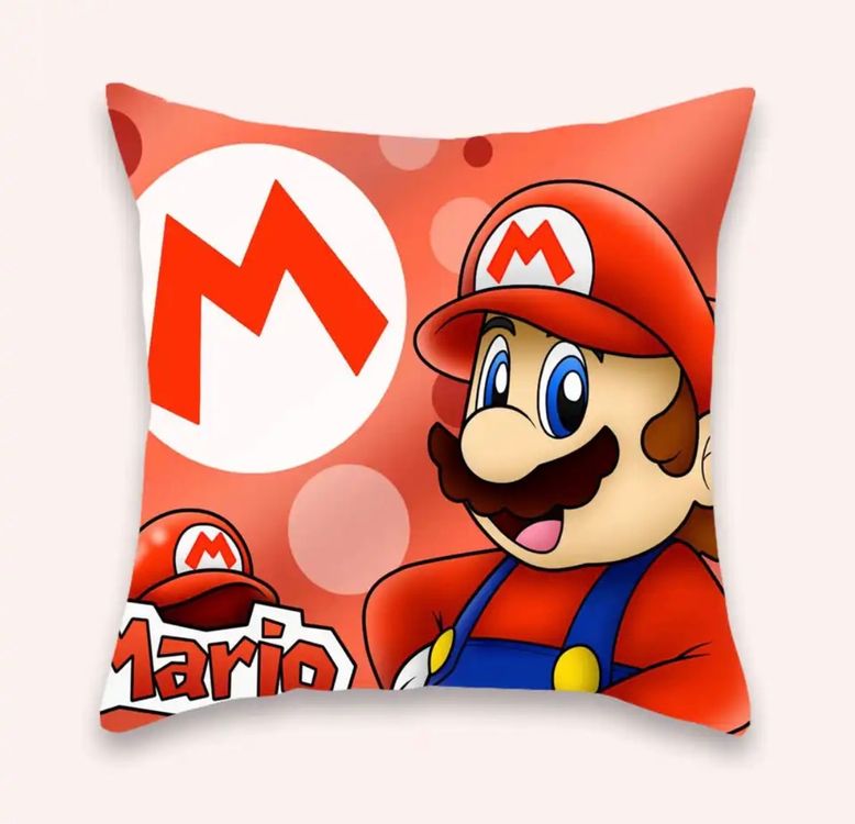 Super Mario Bros Kissenbezug 45 x 45 | Kaufen auf Ricardo