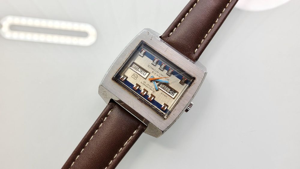 Ancienne montre bracelet Technicum Cantonal Bienne vintage | Kaufen auf ...