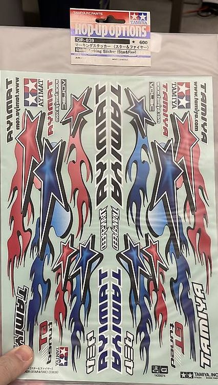 Tamiya sticker Star and Fire | Kaufen auf Ricardo