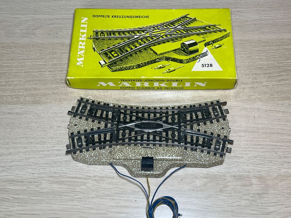 Märklin 5128 kreuzungsweiche H0 (10) (D'occasion) à St-Aubin-Sauges ...