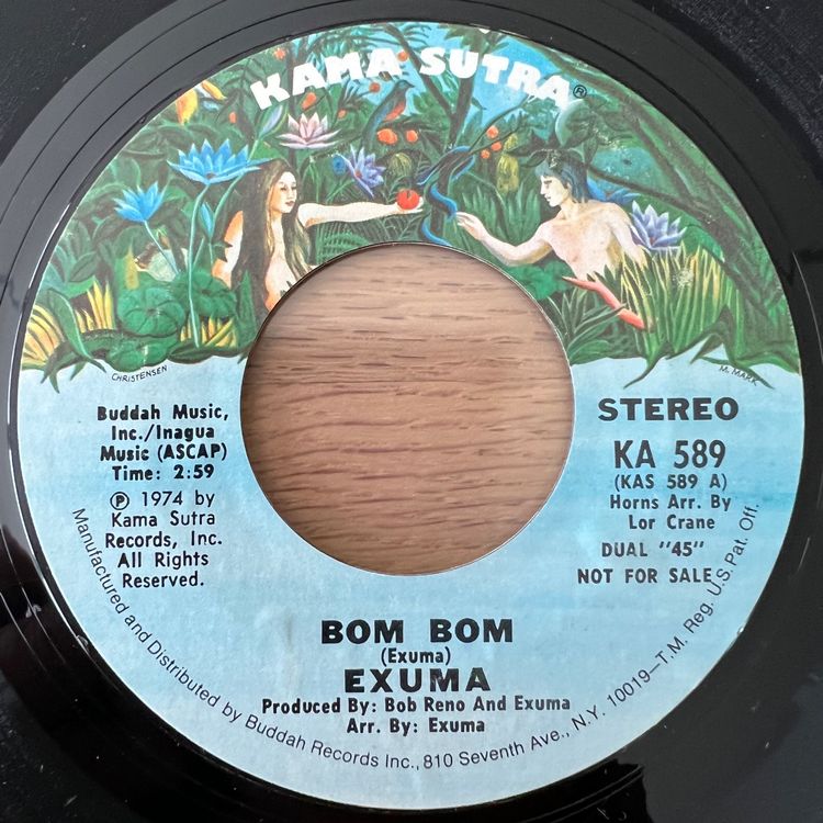 Exuma - Bom Bom / US-Promo 1974 | Kaufen auf Ricardo