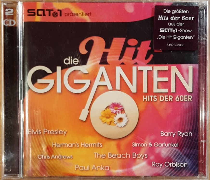 Die Hit Giganten - Hits der 60er, 2CD Hit Compilation 2005 (Gebraucht ...