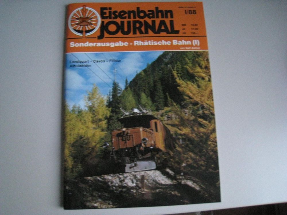 Eisenbahn Journal Sonderausgabe Rhb, Teil 1 (Gebraucht) in Buchs ZH für ...