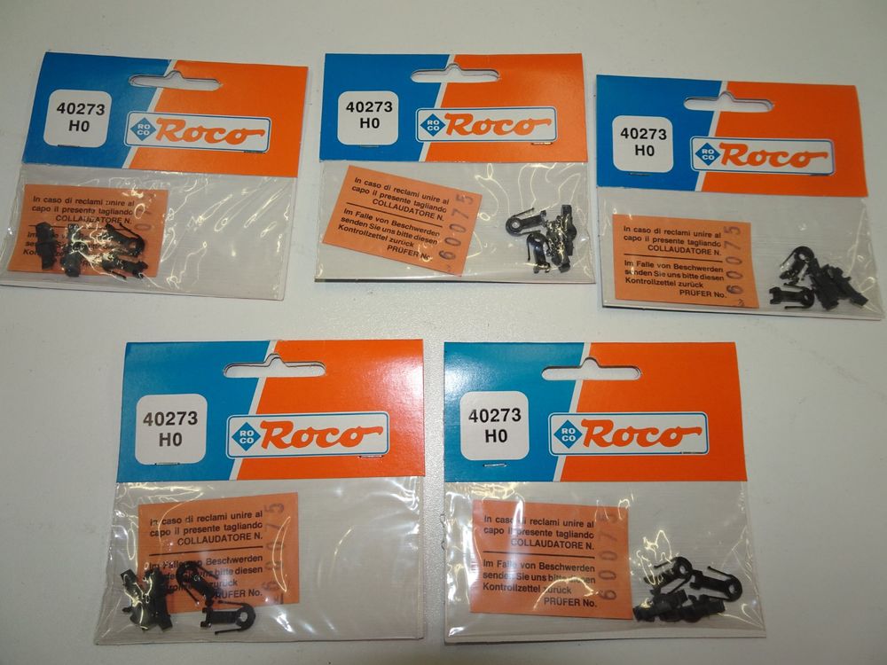 5 Pack Roco Kupplungen Kupplung HO 40273 (11) (Neu (gemäss Beschreibung ...