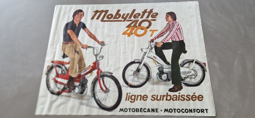 Mofa Riesenposter Motobecane Mobylette Original 70er Jahre (Gebraucht ...