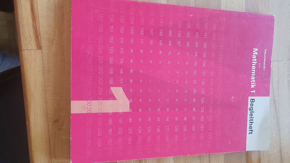 Mathematik 1 Begleitheft Sek 1 | Kaufen auf Ricardo