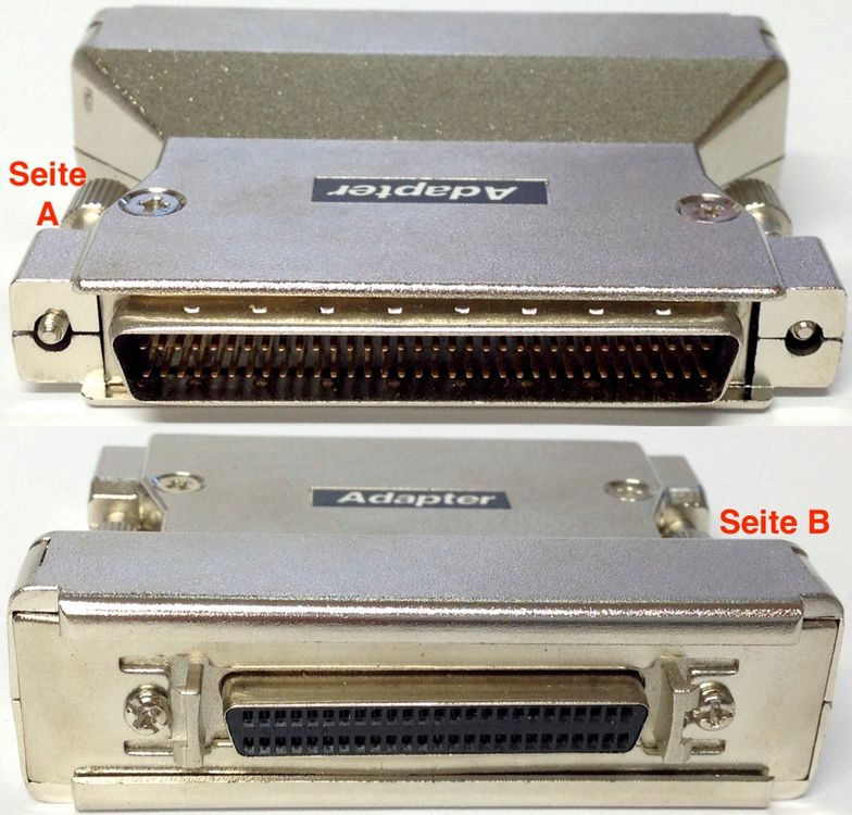 SCSI-II_zu_SCSI-III Adapter HPDB50F_zu_HPDB68M BU/ST met. (Neu (gemäss Beschreibung)) in Reinach ...