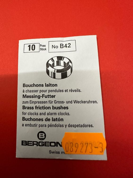 BERGEON SWISS MADE ORIGINALVERPACKT (Neu und originalverpackt) in ...