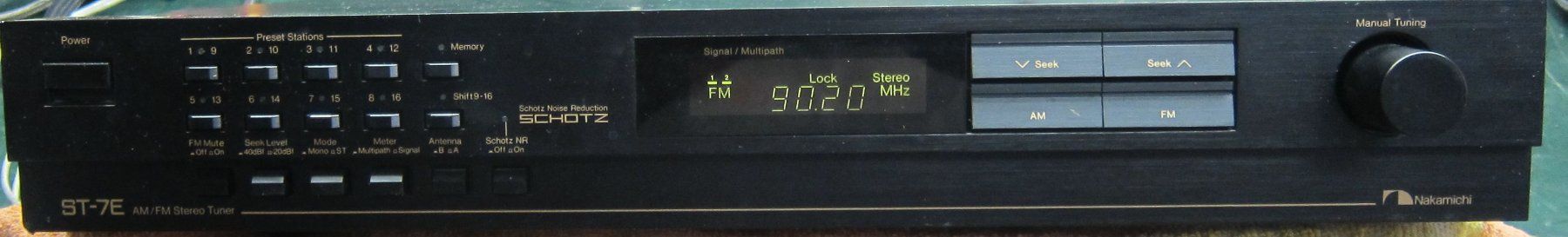 NAKAMICHI ST-7E AM FM Stereo Tuner High-End eine Rarität (Gebraucht) in ...