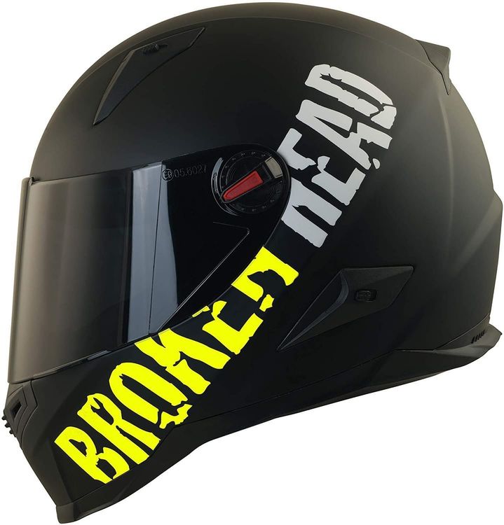 Broken Head BeProud neon gelb - Motorradhelm inkl. 2x Visier | Kaufen ...