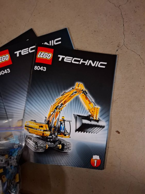 Lego technic 8043 Motorisierter Raupenbagger | Kaufen auf Ricardo
