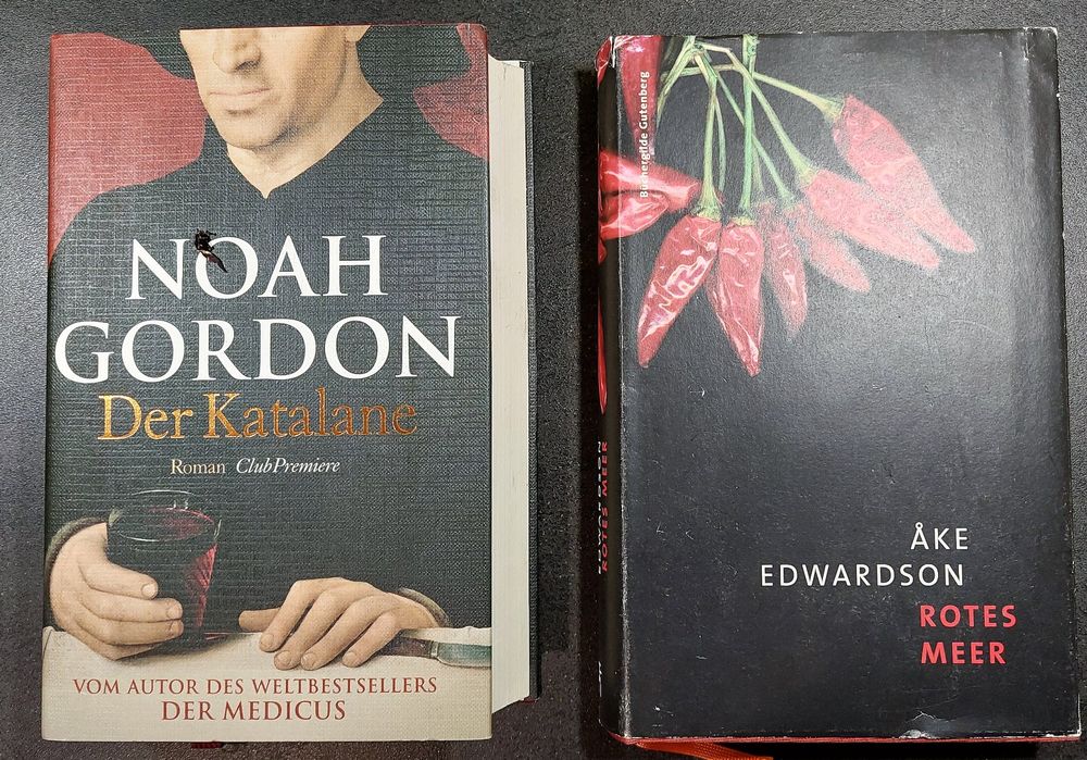 2 Bücher: N. Gordon "Der Katalan" /A. Edwardson "Rotes Meer" (Gebraucht ...