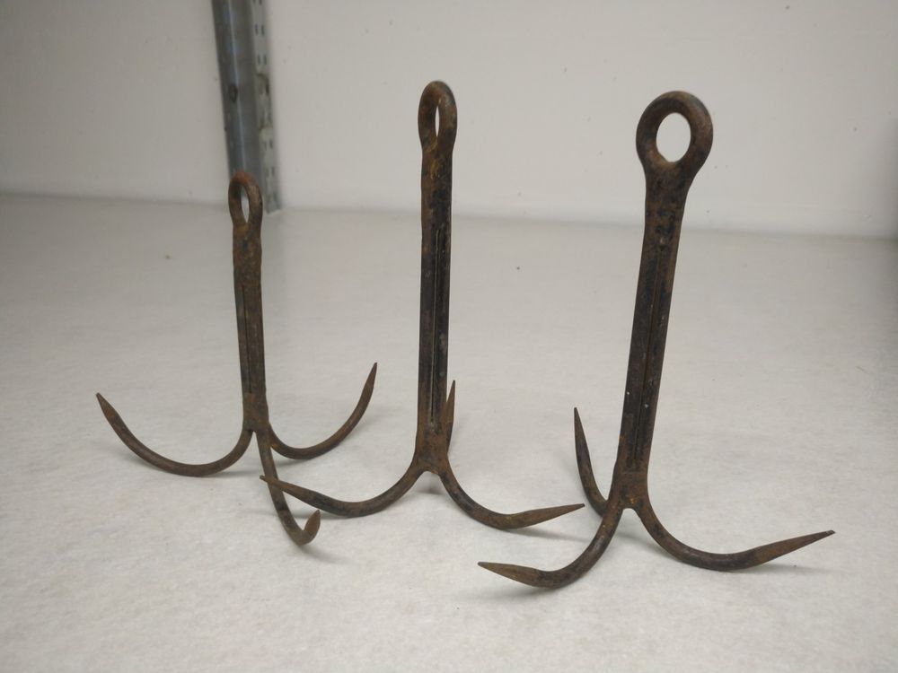 Anker, Enterhaken, Antiker Butcher Hook, 3 Stück (Gebraucht) in für CHF ...