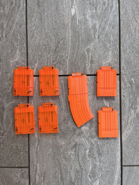 NERF Magazin Set - 7 Magazine für NERF Blaster (Gebraucht) in Egnach ...