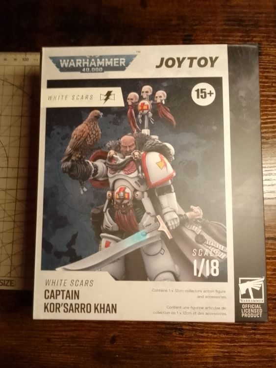 JoyToy WH40K White Scars 3rd Company Captain Kor’sarro Khan (Neu ...