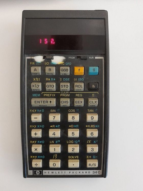 HP / Hewlett Packard 34C Taschenrechner ab 1.-- | Kaufen auf Ricardo