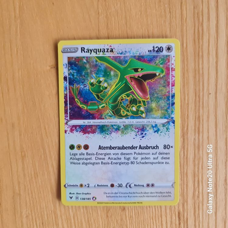 Amazing Rare Rayquaza EN (Gebraucht) in triesenberg für CHF 6.9 – mit ...