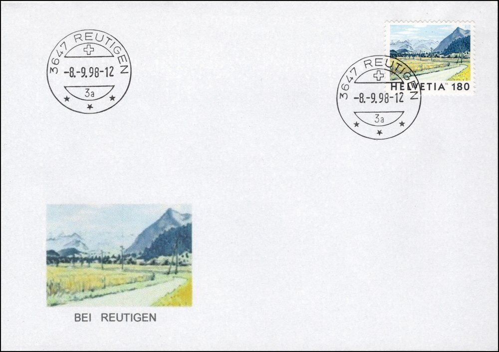 FDC illust. ʘ Ortstempel REUTIGEN mit pass. Marke ZNr. 951 | Kaufen auf ...