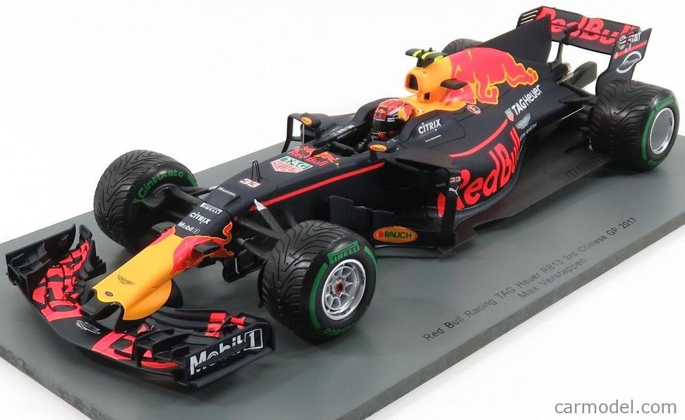 REDBULL RB13 # 33 3rd CHINESE Verstappen 2017 1/18 Spark NEU (Neu und ...